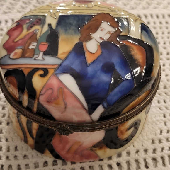 BENAYA | Accents | Brand New Fine Porcelain Hinged Box By Benaya | Poshmark